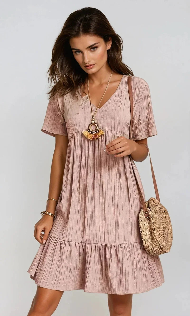 Stella Elegant Corrective Summer Dress with Flattering Fit